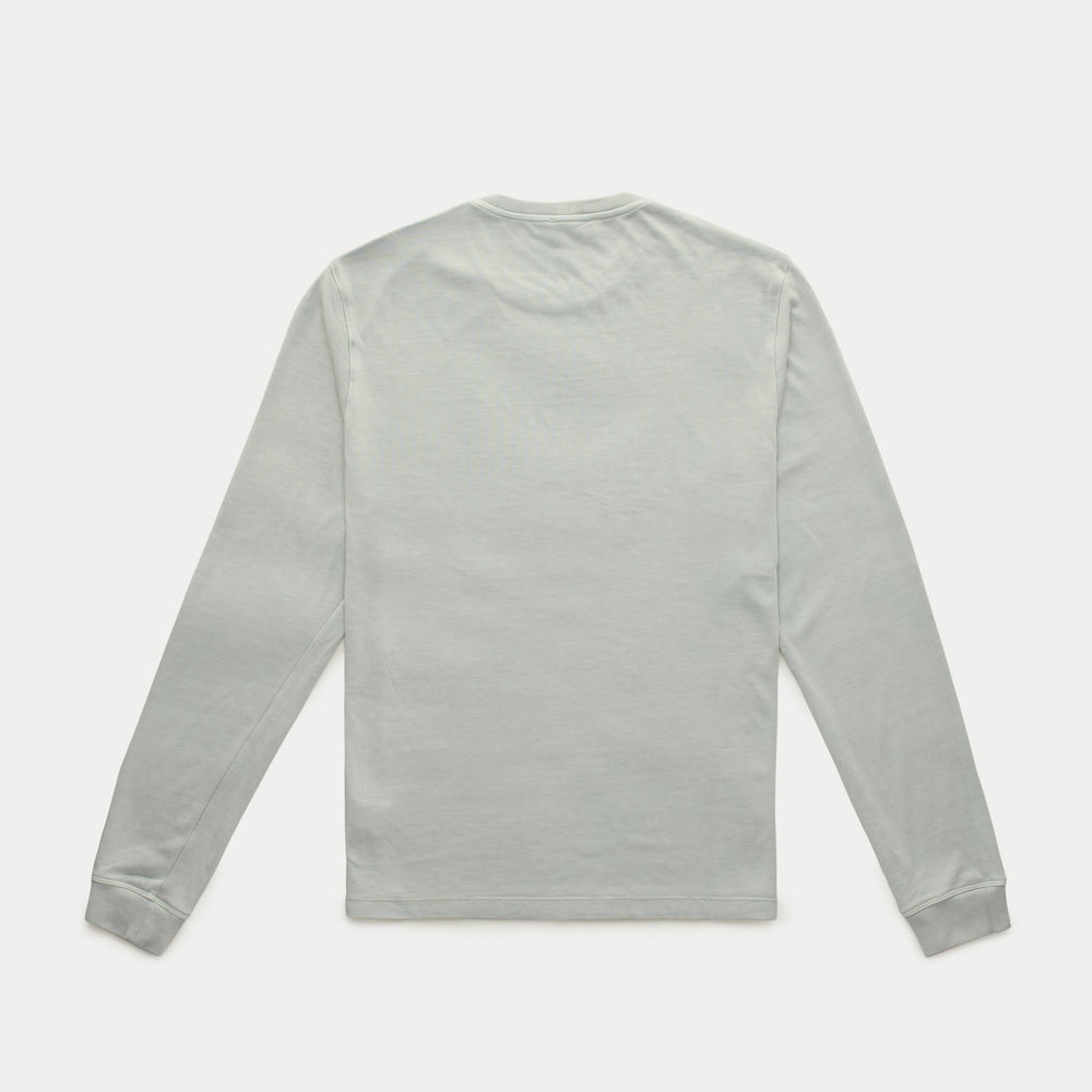 Heavyweight Long Sleeve Bamboo Sorona Jersey Crewneck Steel – Wolf vs Goat